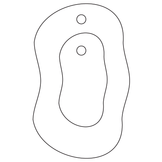 Basics DUO - © Wobble Oval - 4 Pair - Mixed Colour Set – Crafty Cuts Laser